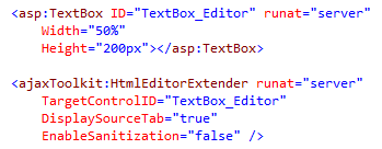 Ajax Control Toolkit : HTMLEditorExtender vs Editor – M Reza Faisal