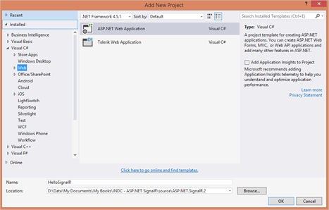 ASP.NET SignalR : Hub Communication Model Examples Part 1 – M Reza Faisal