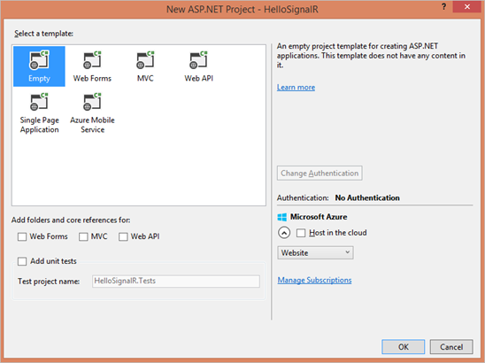ASP.NET SignalR : Hub Communication Model Examples Part 1 – M Reza Faisal