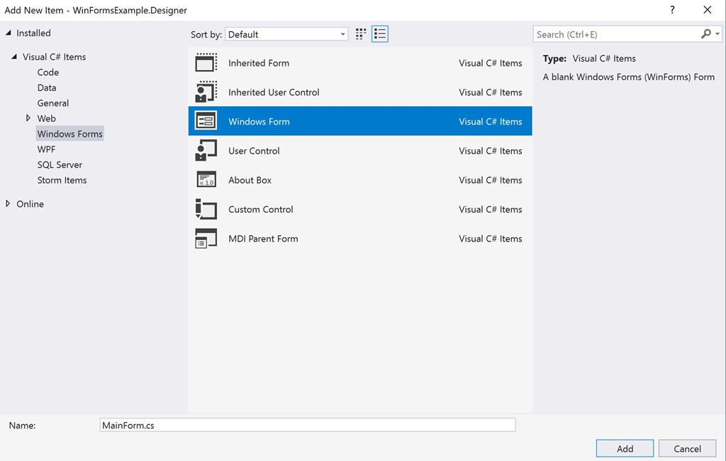 Memulai Membangun Aplikasi Desktop dengan WinForms .NET Core 3 – M Reza ...